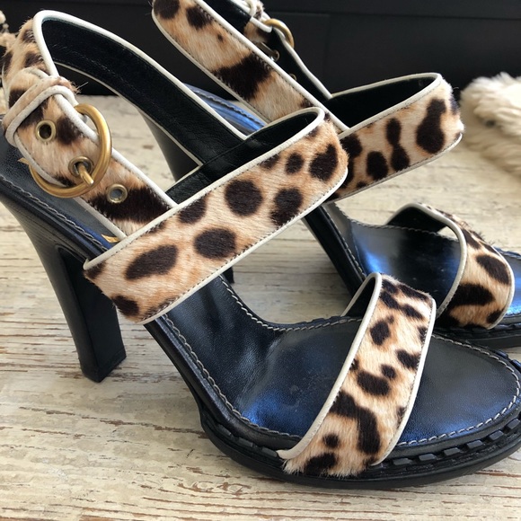 Yves Saint Laurent | Shoes | Ysl Leopard Print Shoes | Poshmark